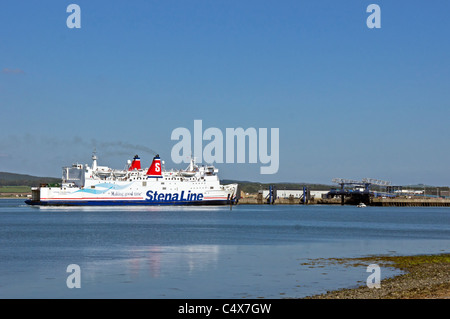 Stena Caledonia ferry at Stranraer Stock Photo - Alamy