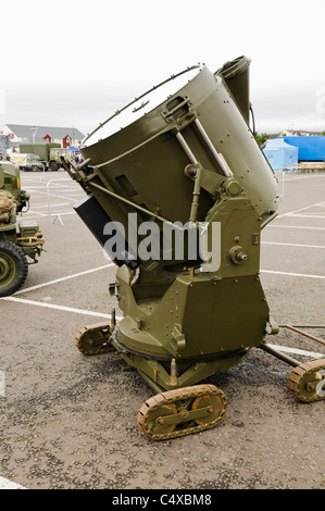 90cm Projector anti aircraft - searchlight. beam made by electricity ...