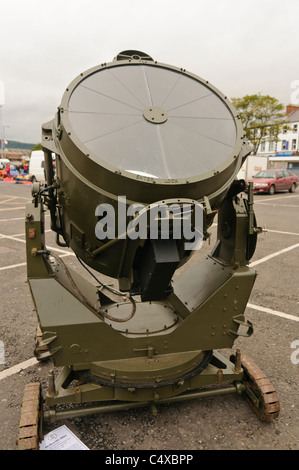 90cm Projector anti aircraft - searchlight. beam made by electricity ...