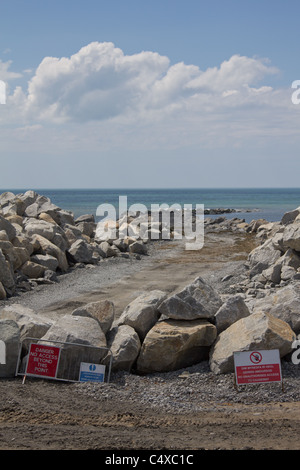 Boulders at a construction site Stock Photo - Alamy
