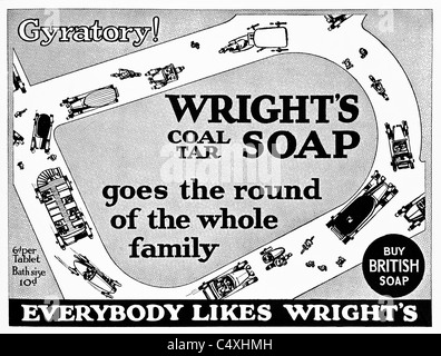 Wrights Coal Tar Soap Advertisement Ww1 Stock Photo - Alamy