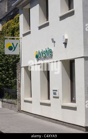 A Yorkshire Building Society (YBS) bank sign in Cardiff, Wales, UK ...