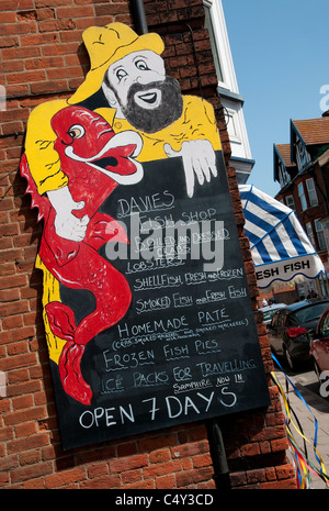 Fisherman at Fishmongers Stock Photo - Alamy