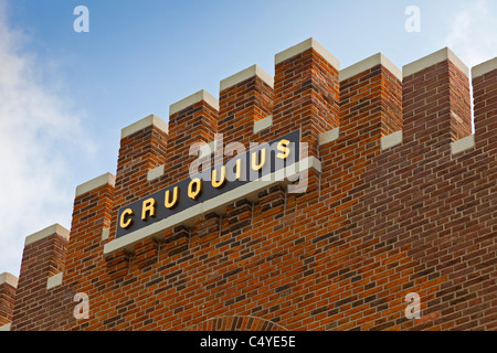 Exterior of De Cruquius steam powered water pumping station museum ...