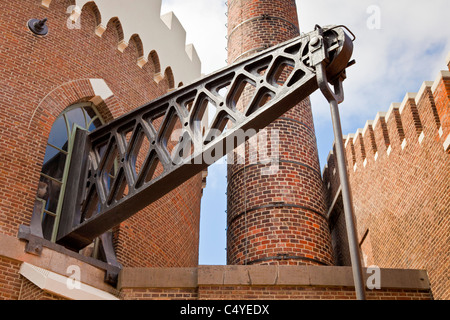 Water pump of beam engine at De Cruquius steam powered water pumping ...