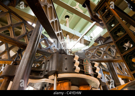 Water pump of beam engine at De Cruquius steam powered water pumping ...