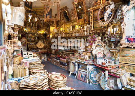 religious trinkets in gift shop in assisi, umbria, italy Stock Photo ...