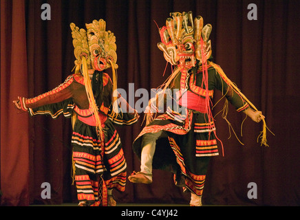 a traditional Sri Lanka Dance mask called Gara Raksha Mask ...