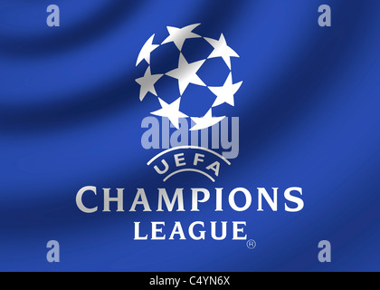 Champions League UEFA logo flag symbol icon Stock Photo - Alamy