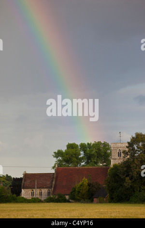 Colourful christian church in countryside of the island Stock Photo - Alamy