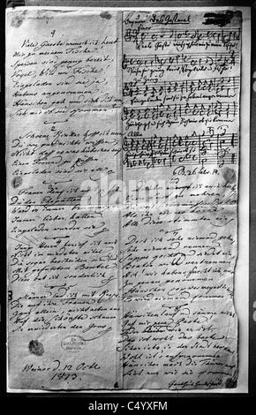 CARL FRIEDRICH ZELTER Stock Photo - Alamy