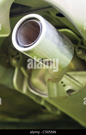 metal exhaust pipe in car Stock Photo - Alamy