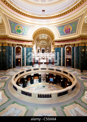 Rotunda, Wisconsin State Capitol. Madison, Wisconsin Stock Photo - Alamy