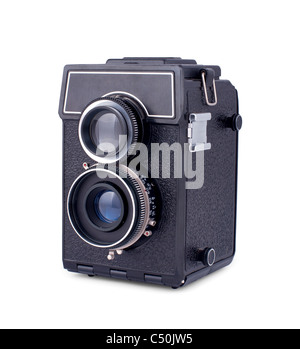 Old vintage Soviet lens isolated ower white Stock Photo - Alamy