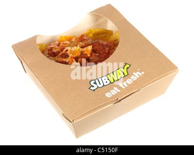 Subway Nachos with Cheese Stock Photo - Alamy