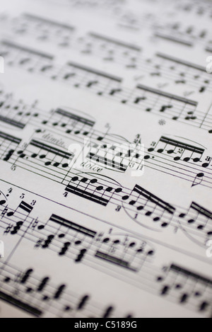 Musical score / sheet music Stock Photo - Alamy