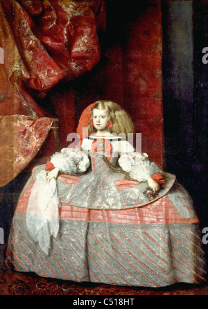 Diego Velázquez, Infanta Margarita Teresa (1651-1673) in a Blue Dress ...