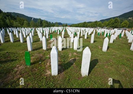 Bosnia and Herzegovina, Srebrenica, Potocari Genocide Memorial and ...