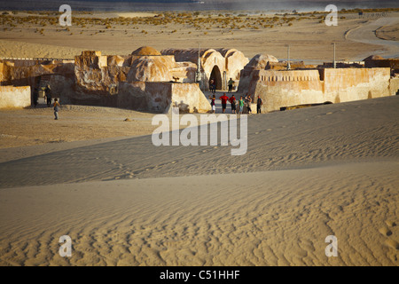 Star Wars movie film set door still featured at the underground Hotel ...