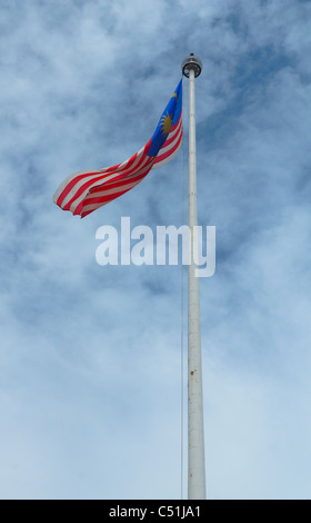 tall flagpole at Merdeka Square, one of the landmarks of the city of ...