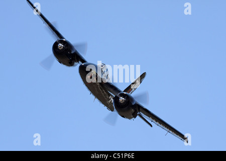 Grumman F7F Tigercat in flight during the Reno National Championship ...
