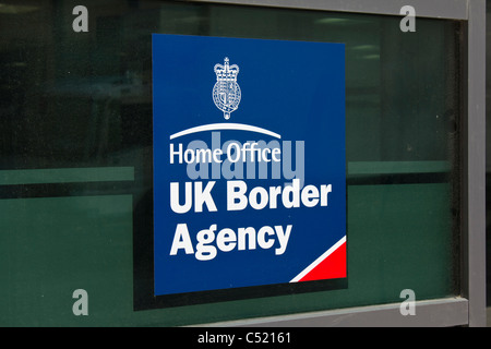 The logo of the Home Office UK Border Agency, Liverpool, England Stock ...