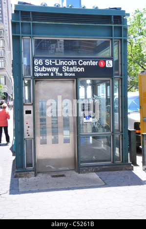 Lincoln Center subway station, New York, city, United States of America ...