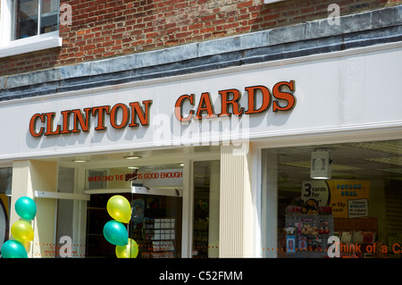 Clinton cards shop front Stock Photo - Alamy
