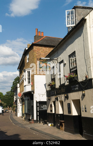 Church street, The Fox pub, Twickenham, London, UK Stock Photo - Alamy