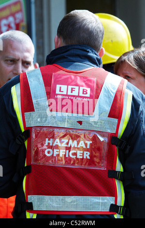 LFB HAZMAT Officer Stock Photo - Alamy