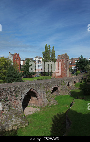 Medieval Exe Bridge in Exeter Devon England UK Stock Photo - Alamy