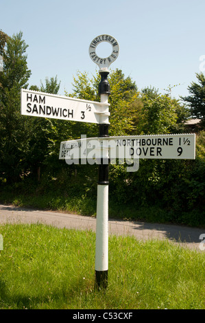 Ham and Sandwich signpost, Kent, England Stock Photo - Alamy
