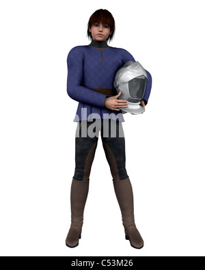 Mediaeval Knight and his Squire Stock Photo - Alamy