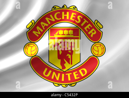 Manchester United flag logo symbol icon Stock Photo - Alamy