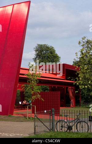 The Red Sun Pavilion, Serpentine Gallery, London, W2, England Stock ...