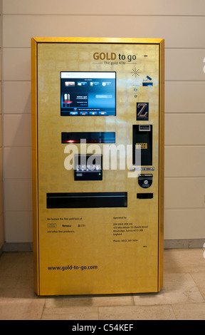 Gold to Go vending machine in Burj Khalifa in Dubai United Arab ...