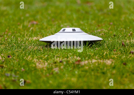 UFO on the ground Stock Photo - Alamy