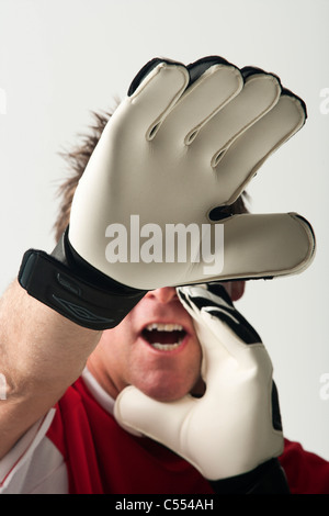 soccer goal keeper Stock Photo - Alamy