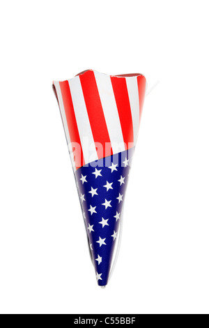 party poppers on a white background Stock Photo - Alamy