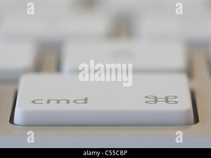 Command Apple Key (Cmd) on a Mac Keyboard, Close-up Stock Photo - Alamy