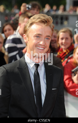 Tom Felton at the World Premiere of 'Harry Potter and the Deathly ...