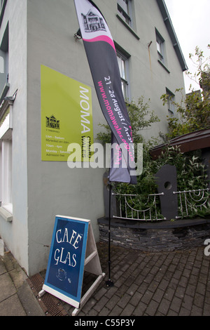 MOMA Wales Gallery entrance, Machynlleth Stock Photo - Alamy