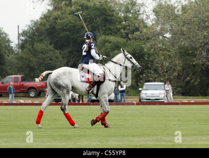 Female polo player participating in the Womens Championship Tournament ...