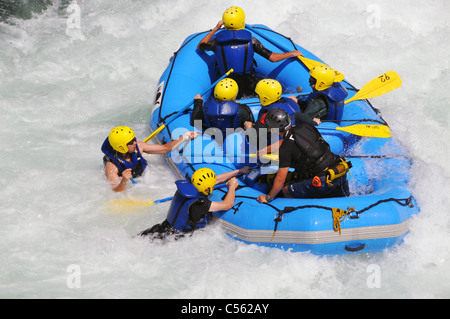WATER RESCUE WHITEWATER RAFTING GROUP BULL SLUICE RAPIDS GEORGIA SOUTH ...