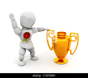 First prize trophy Stock Photo - Alamy