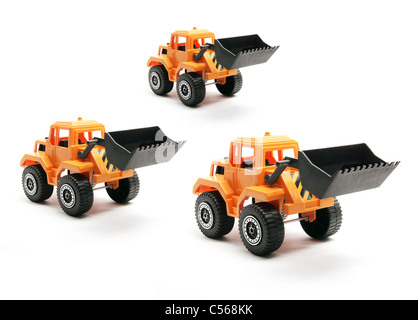 Plastic Toy Earthmovers Stock Photo - Alamy