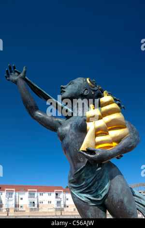Spirit of South Shields sculpture; South Shields, Tyne and Wear ...