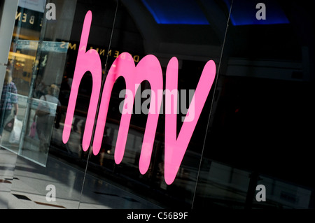 HMV store logo Stock Photo - Alamy