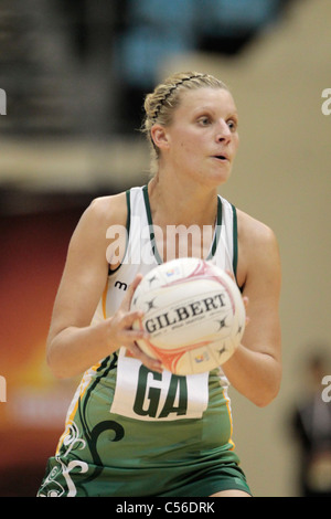 Maryka Holtzhausen from South Africa in action during the Vitality ...