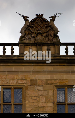Hardwick Hall coat of arms Stock Photo - Alamy